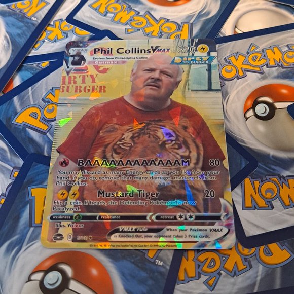 Games | Phil Collins Mustard Tiger Pokemon Card Tpb | Poshmark
